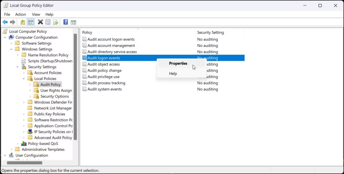 How to Enable Logon Auditing via Group Policy Editor – Tech Curiosity – Redefining Curiosity